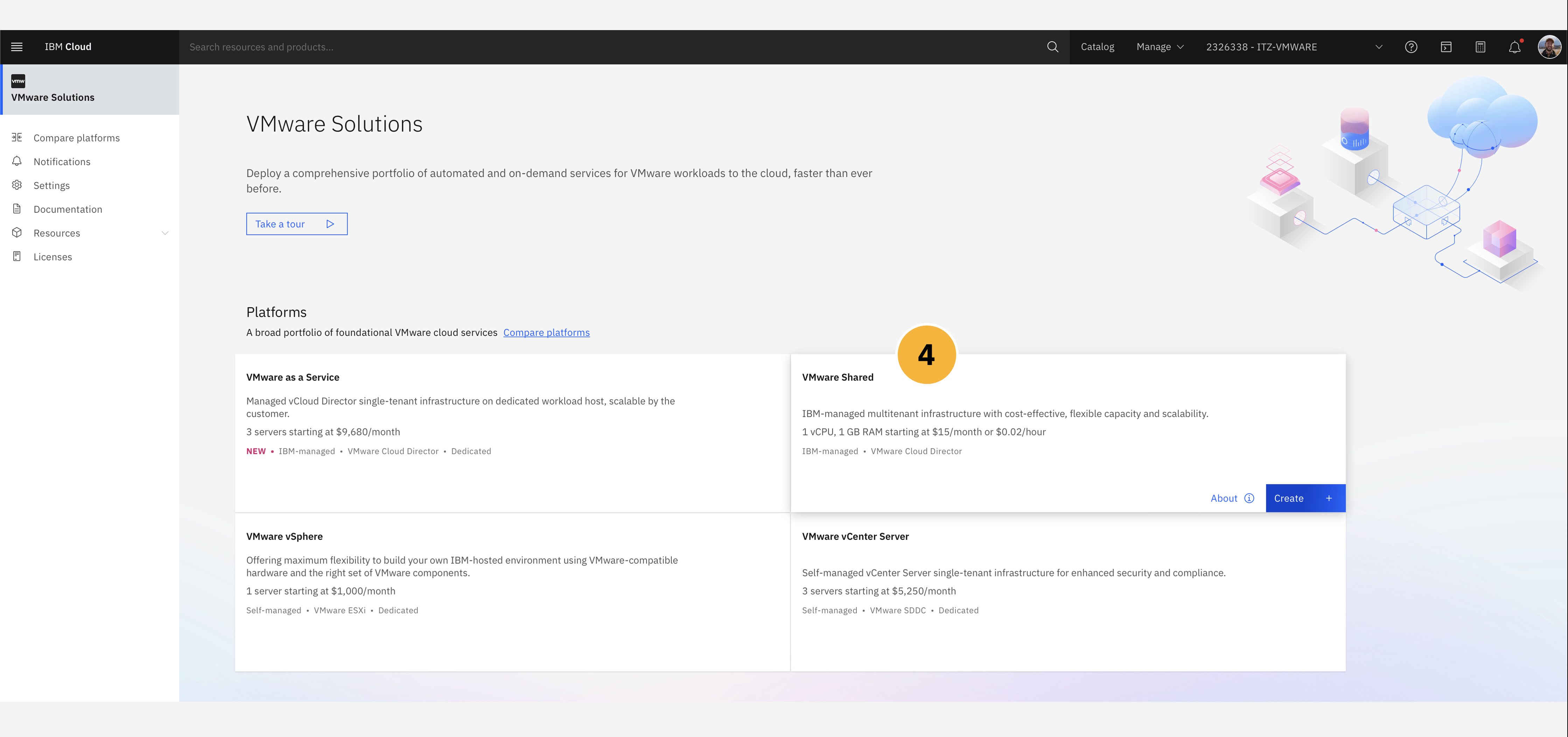 Provisioning - IBM Cloud for VMware Solutions