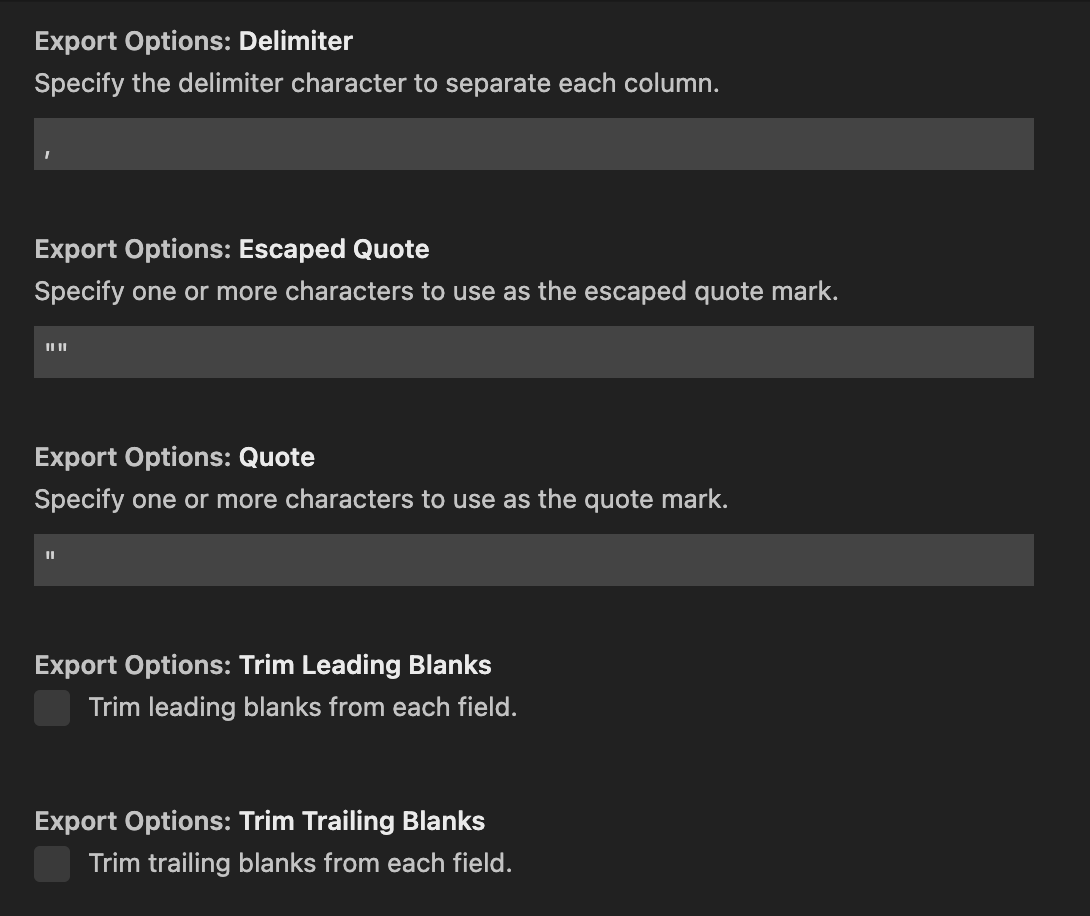 Saving SQL Results To A File