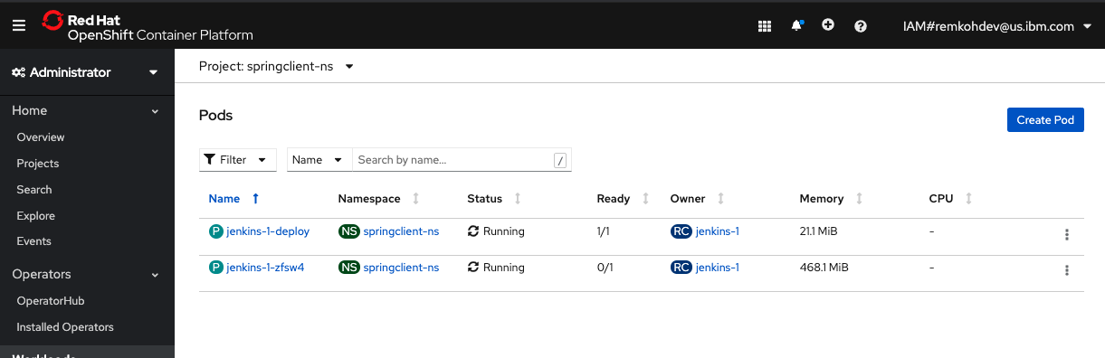 Lab 2 OpenShift Pipeline Jenkins 101